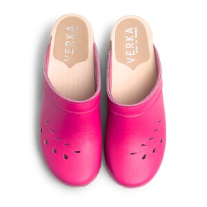 VERKA Clogs | Swedish Wooden Clogs for Women | Blomma | Women Low Heel ...