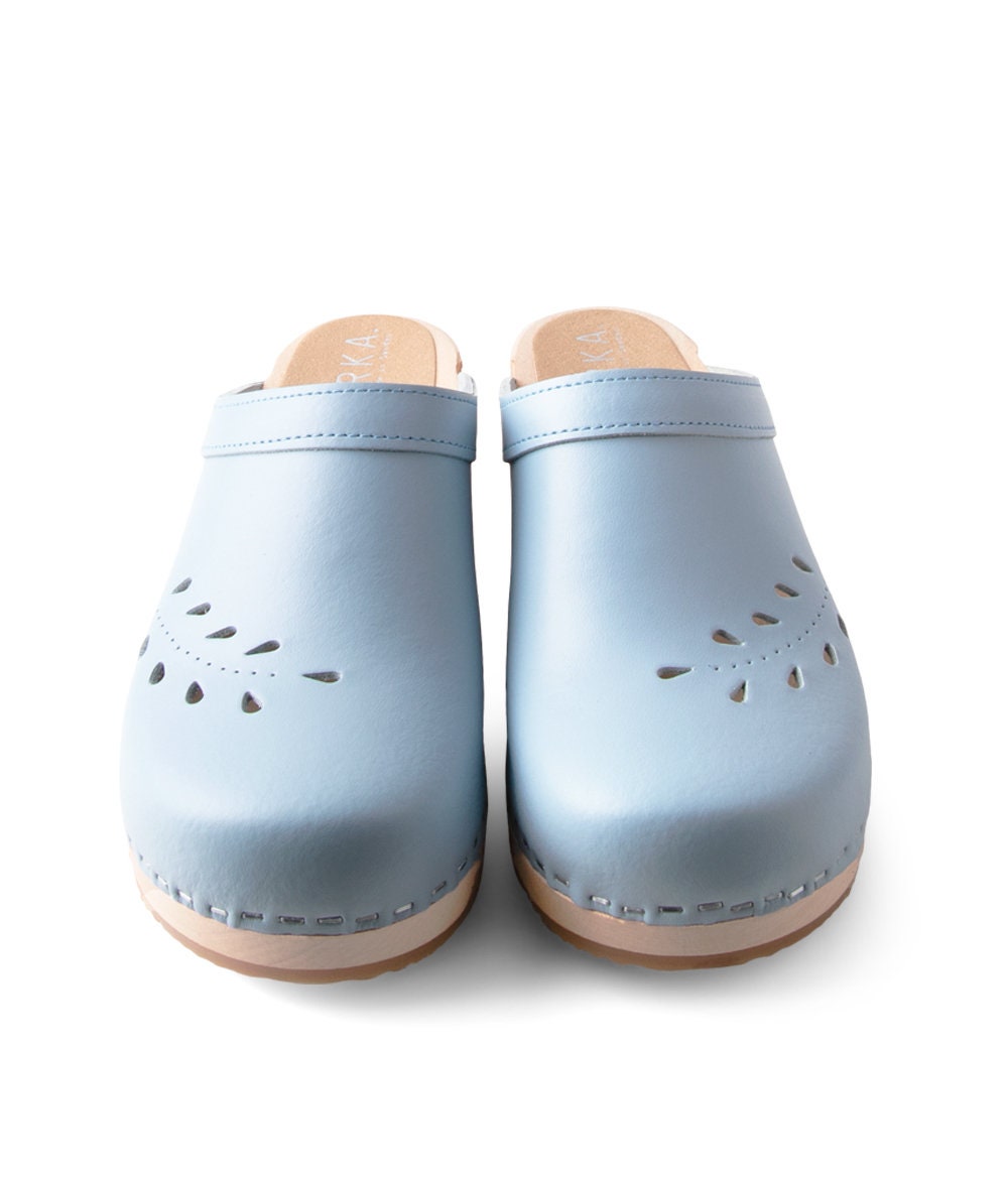 VERKA Clogs | Swedish Wooden Clogs for Women | Blomma | Women Low Heel ...