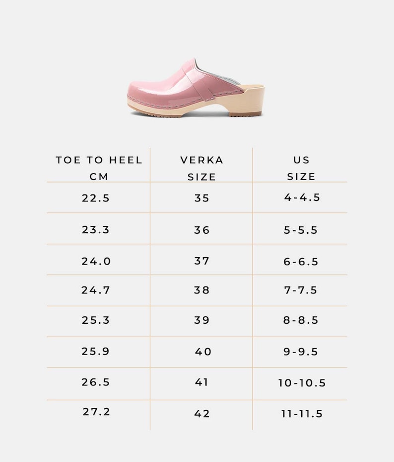 VERKA Clogs | Swedish Wooden Clogs for Women | Ledig | Women Low Heel ...