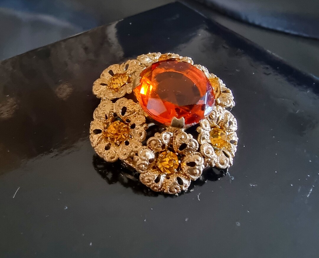 Beautiful Old Brooch, Vintage, Signed Made in Germany, Brooch - Etsy