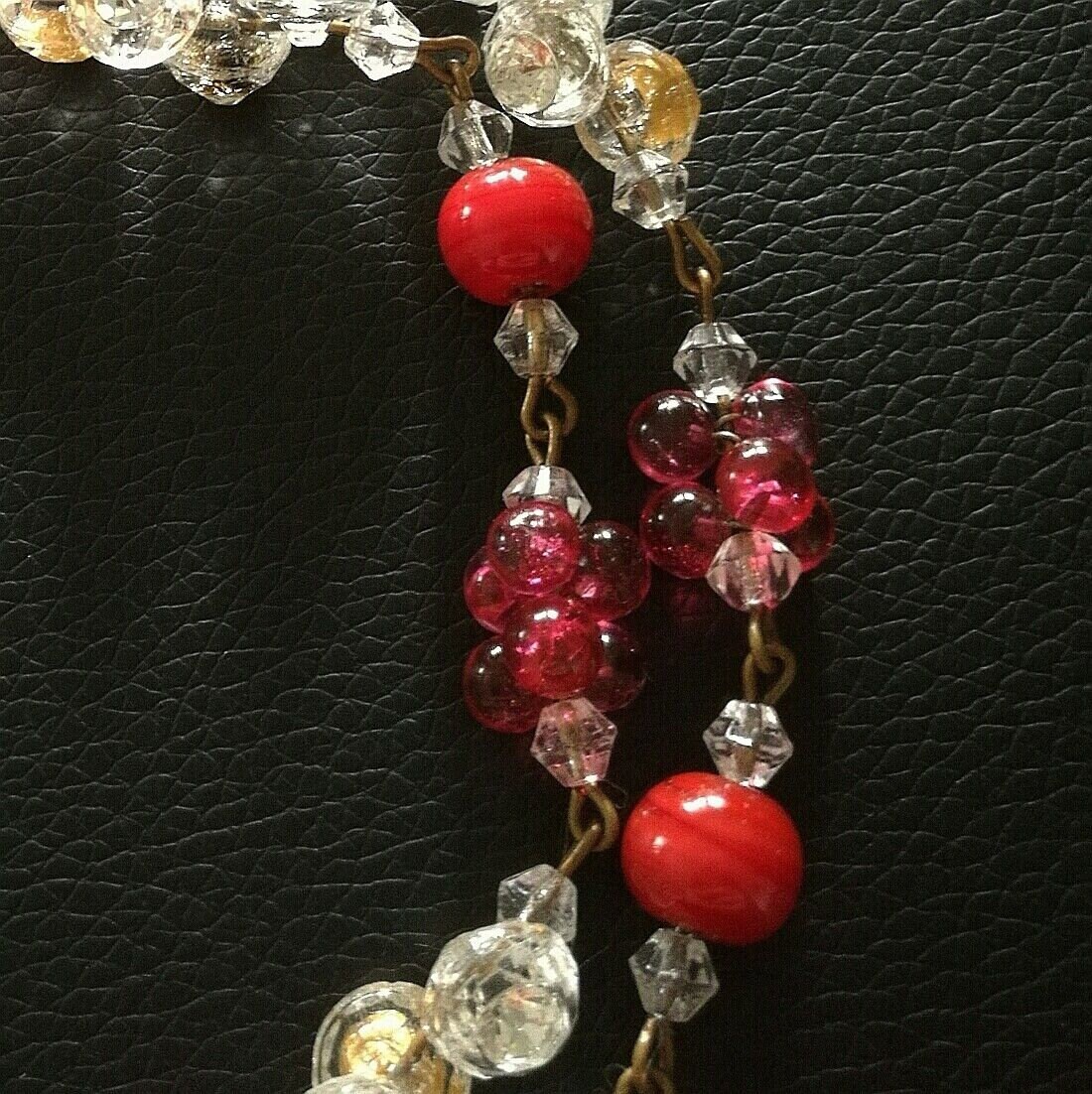 Louis ROUSSELET Rare COLLIER Ancient glass beads crystal | Etsy