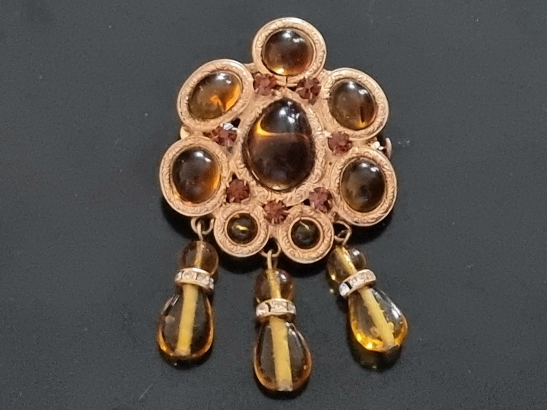 GRIPOIX Robert Goossens, Magnificent Old BROOCH, Vintage From the 1950s ...