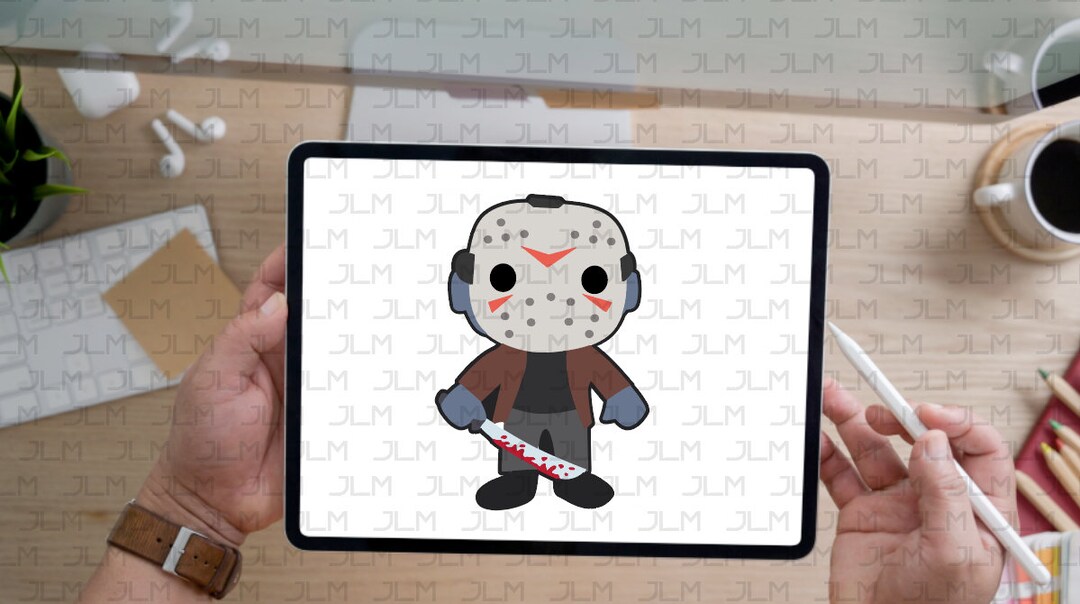 Jason SVG for Jason Badge Reel Blank - Etsy