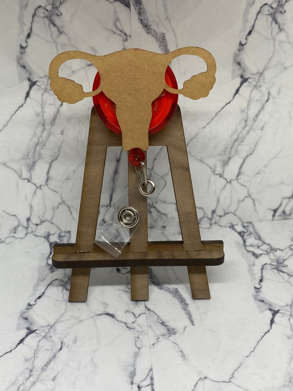 Uterus Acrylic Blank for Badge Reel - Etsy