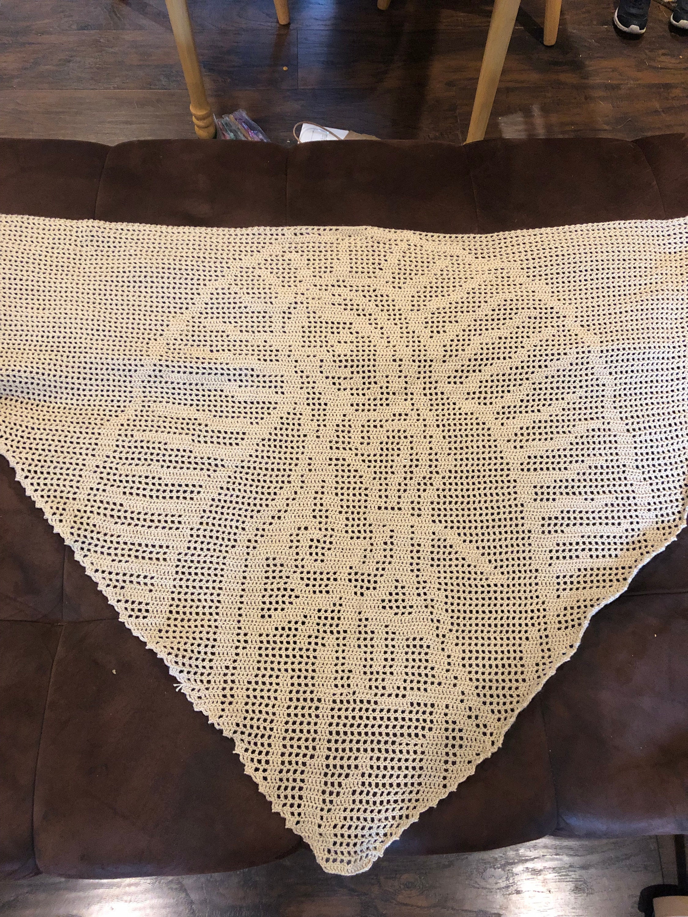Under Our Lady's Mantle Prayer Shawl Crochet Pattern - Etsy