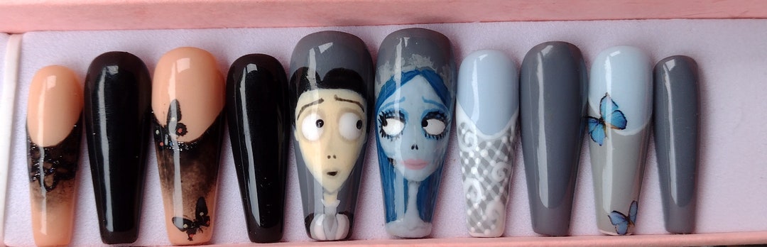 Corpse Bride Press on Nails - Etsy
