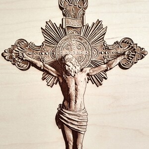 Digital Design File Jesus On The Cross Glowforge Laser | Etsy