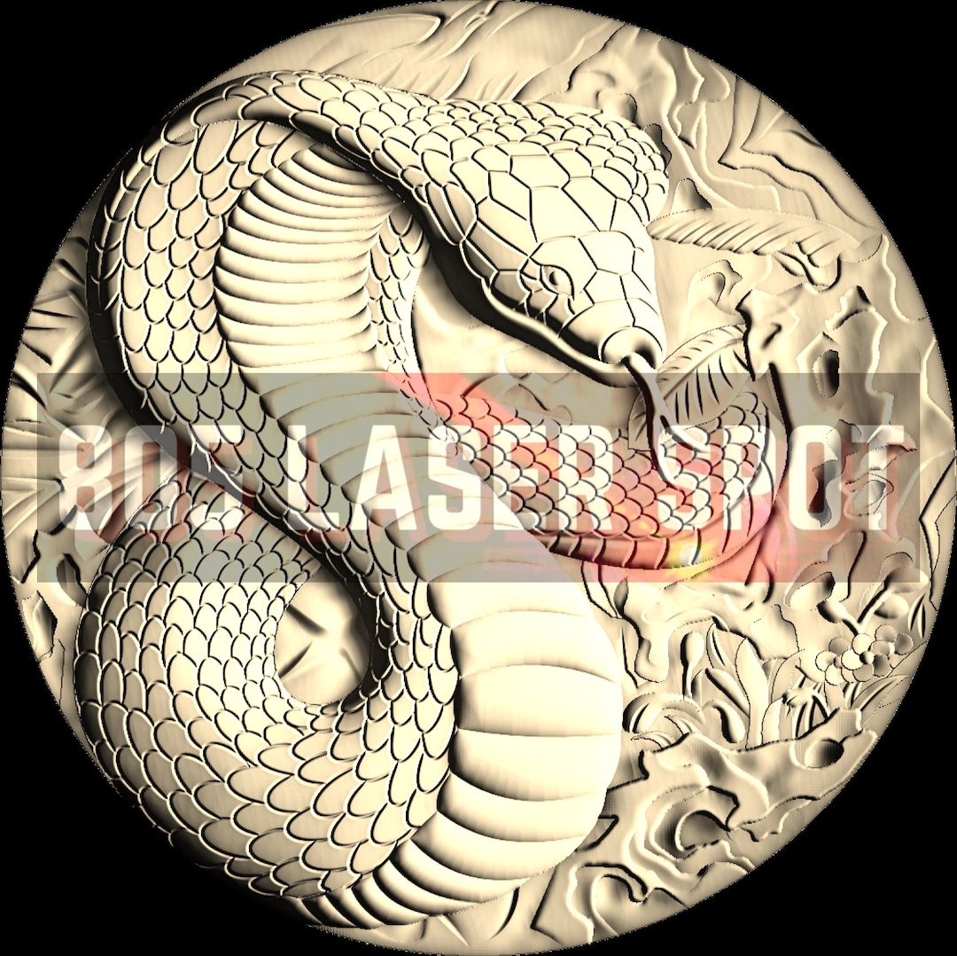 Digital Design File - Cobra - Glowforge - Laser Ready - Engrave - SVG ...