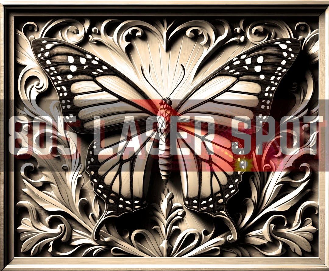 Digital Design File - Butterfly 15 - Glowforge - Laser Ready - Engrave ...