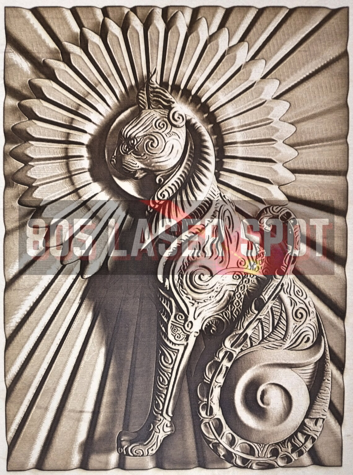 Digital Design File - Cat Design - Glowforge - Laser Ready - Engrave ...