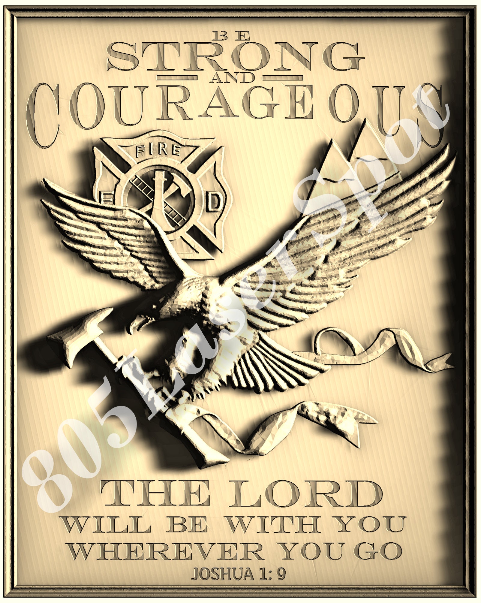 Digital Design File Firefighter Prayer Glowforge Laser - Etsy