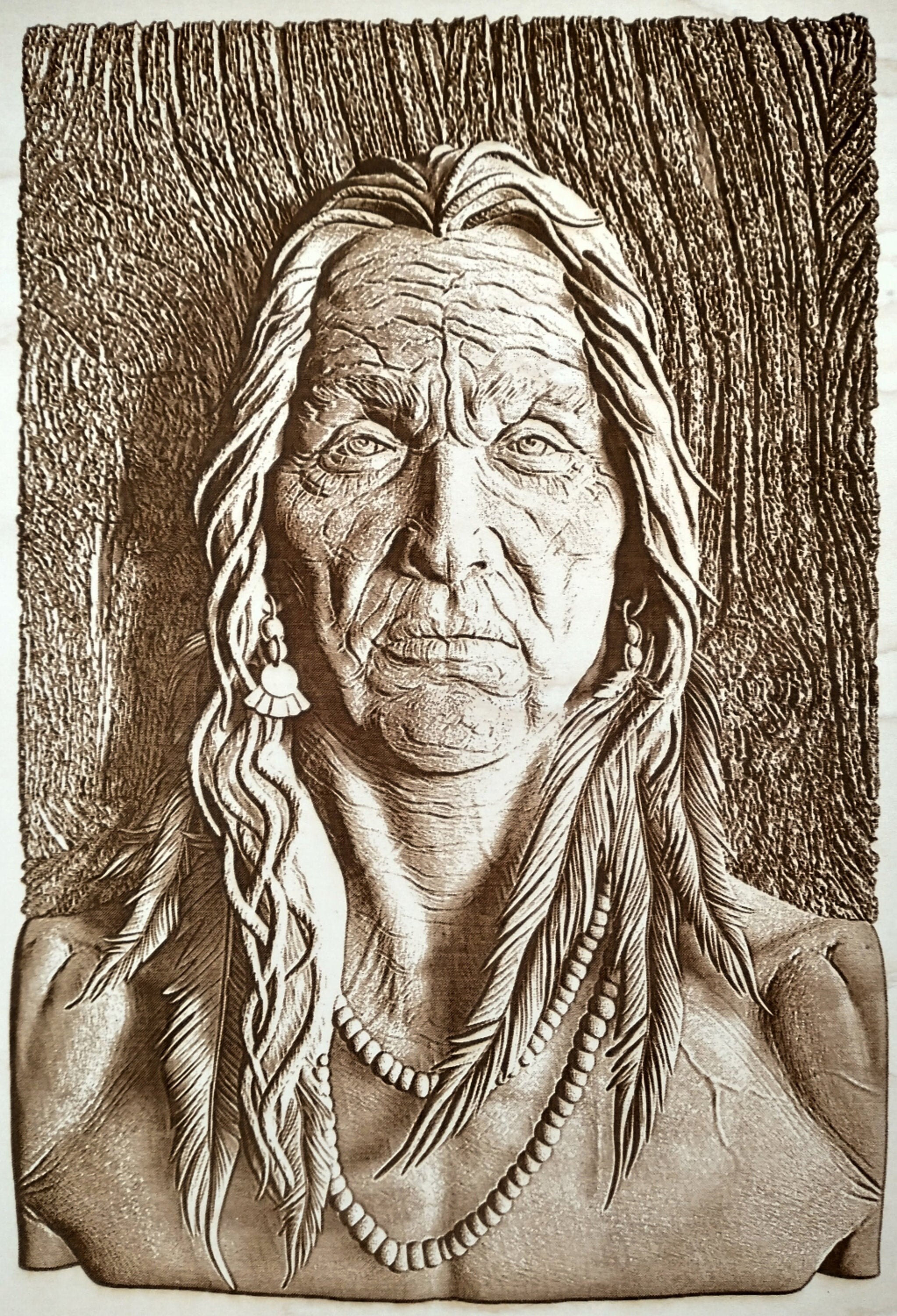 Digital Design File Native Indian Glowforge Laser Ready | Etsy