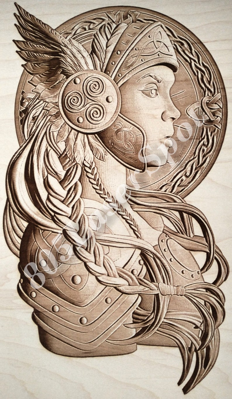 Digital Design File Valkyrie Glowforge Laser Ready - Etsy