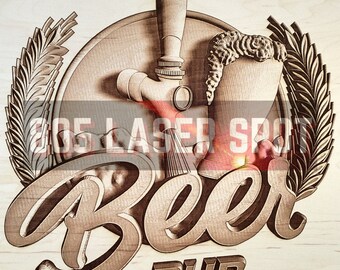 Beer Sign Svg File - Etsy
