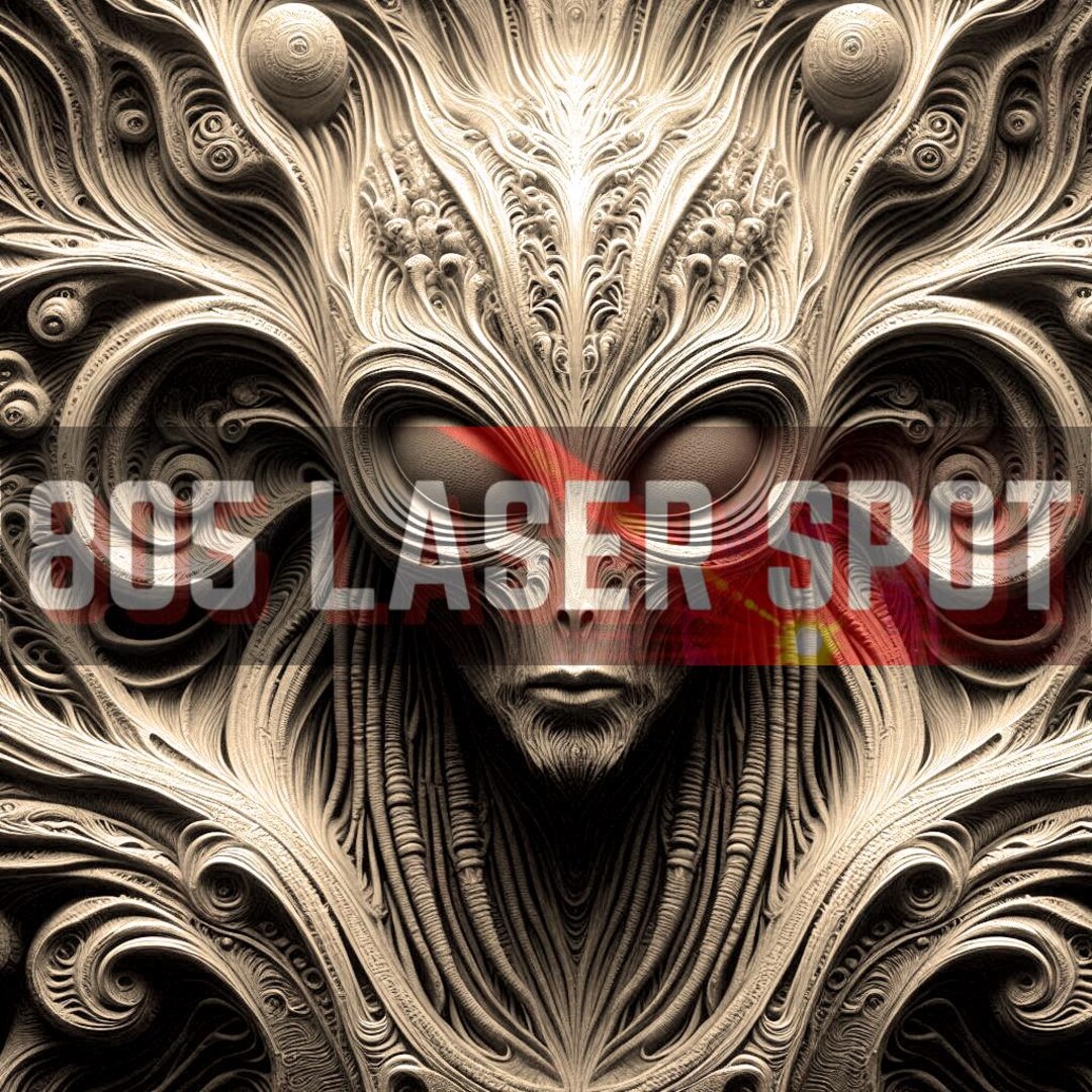 Digital Design File - Alien 10 - Glowforge - Laser Ready - Engrave ...