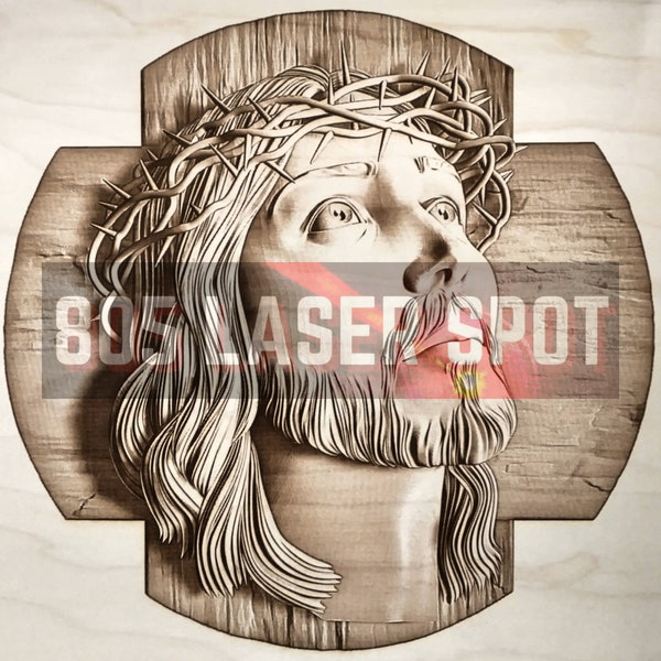Laser Engraving Files Jesus - Etsy