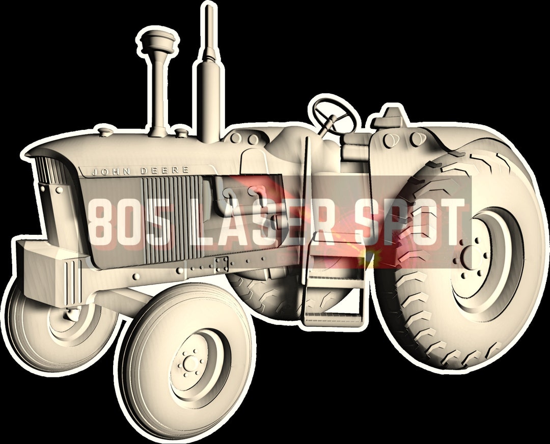 Digital Design File - Tractor - Glowforge - Laser Ready - Engrave - SVG ...