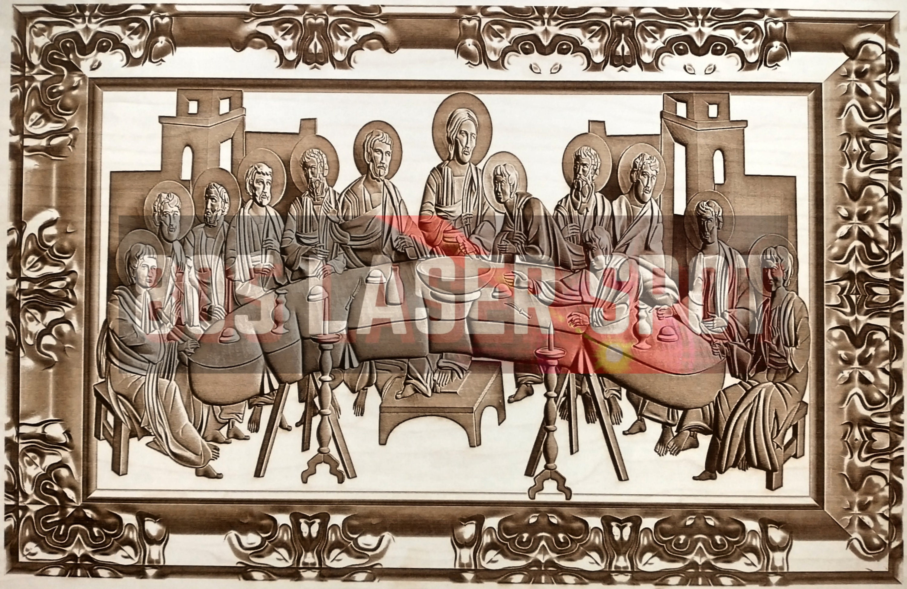 Digital Design File - the Last Supper - Glowforge - Laser Ready ...