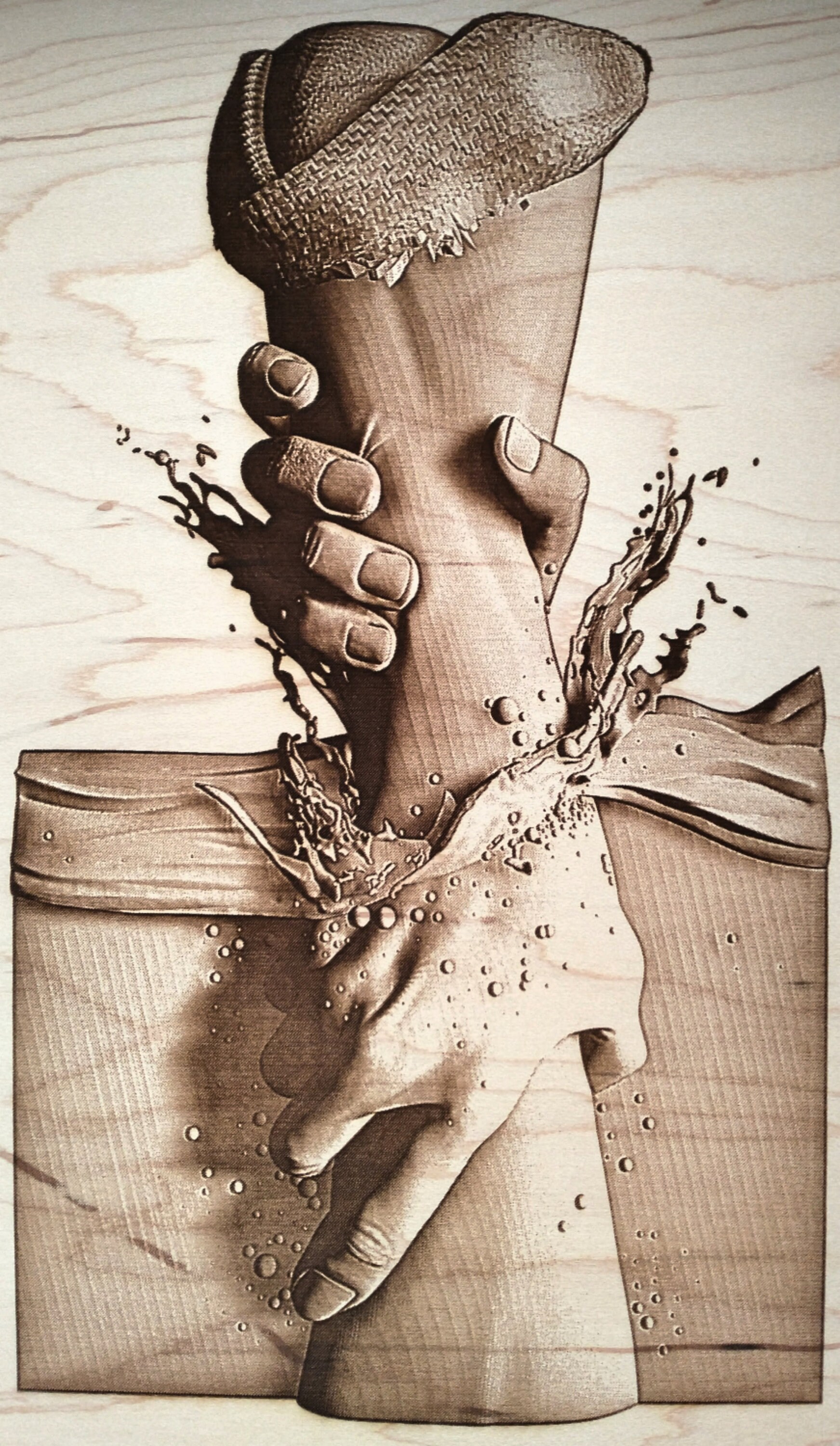 Digital Design File Hands Glowforge Laser Ready | Etsy