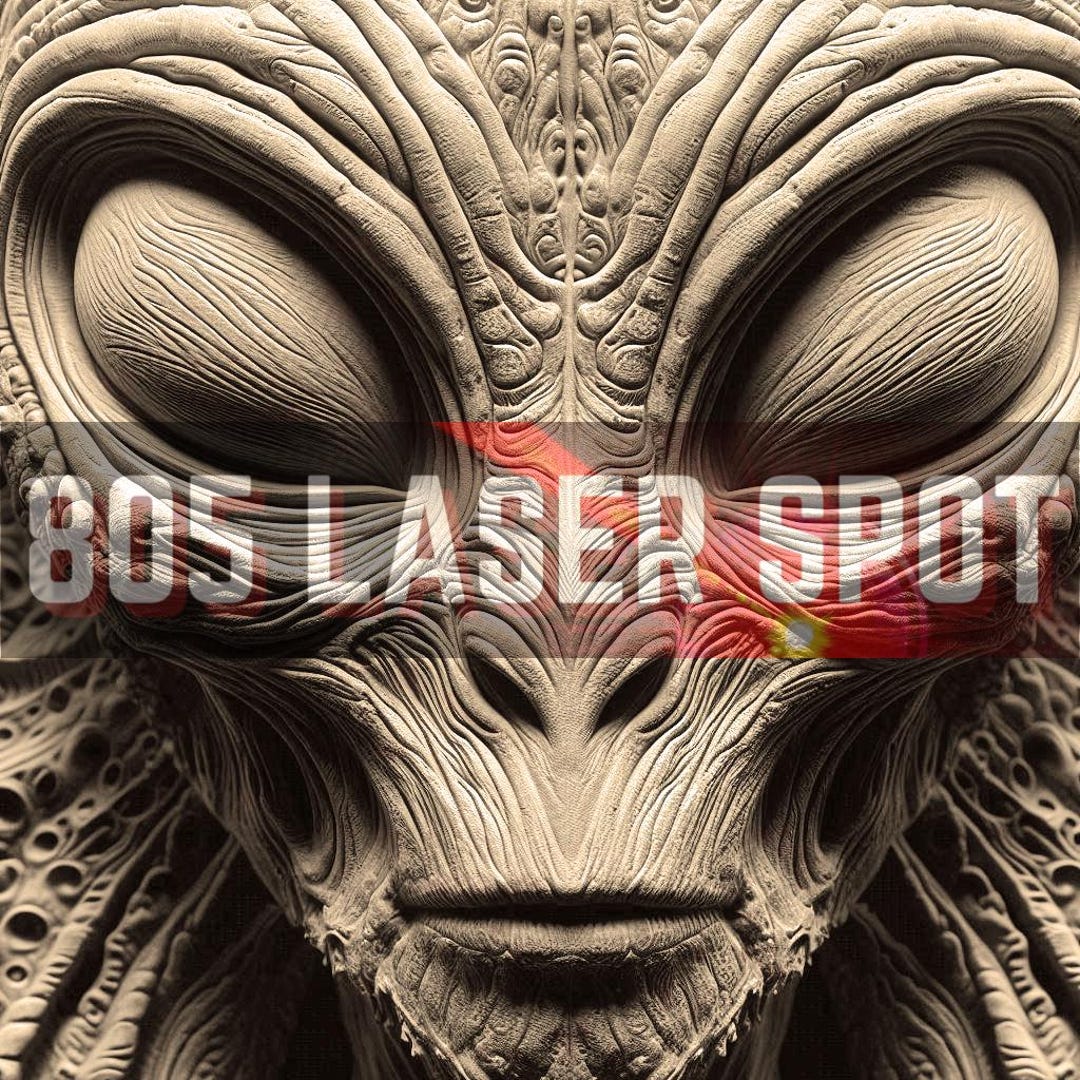 Digital Design File - Alien 8 - Glowforge - Laser Ready - Engrave - SVG ...