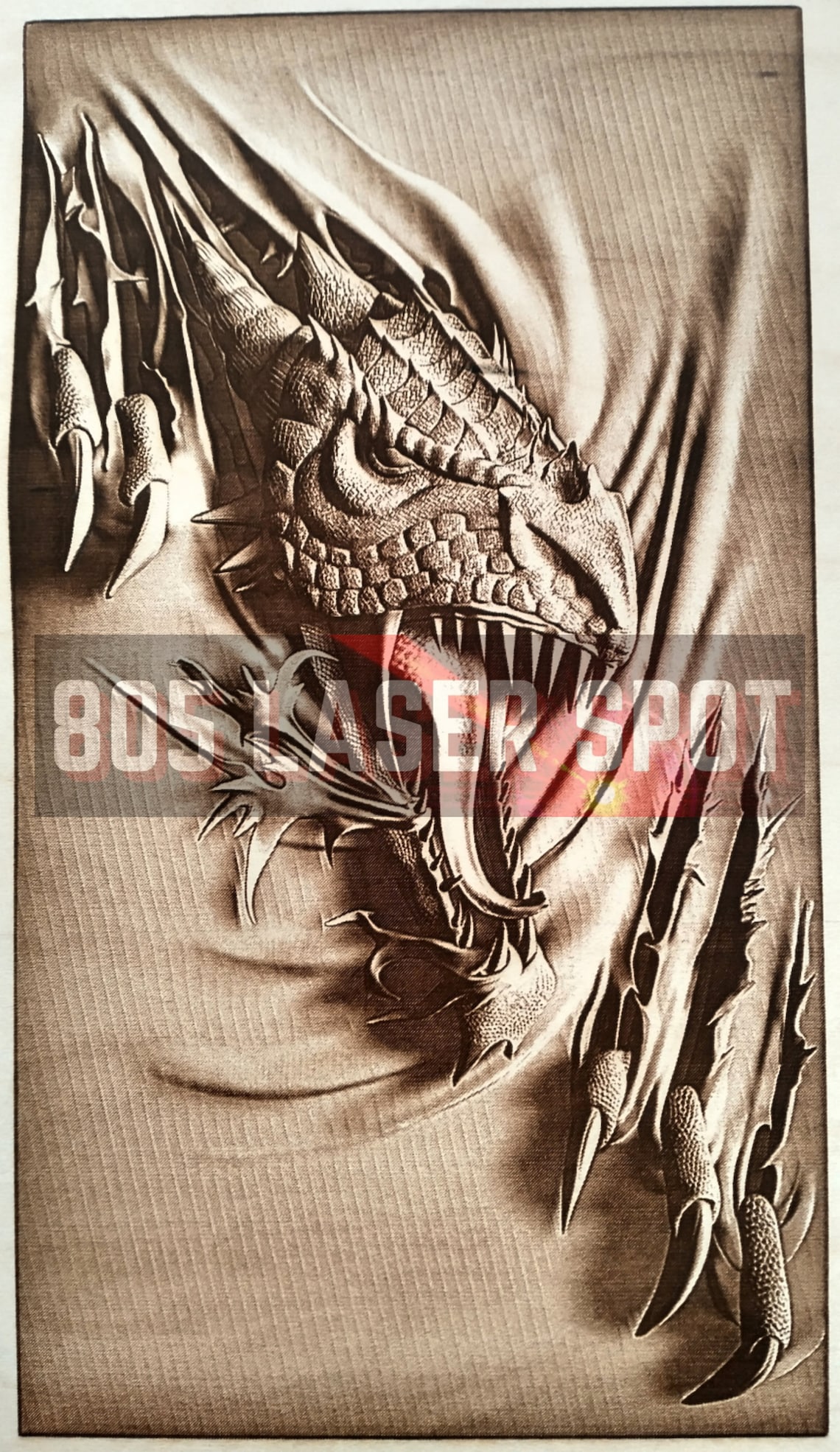 Digital Design File - Dragon - Glowforge - Laser Ready - Engrave - SVG ...