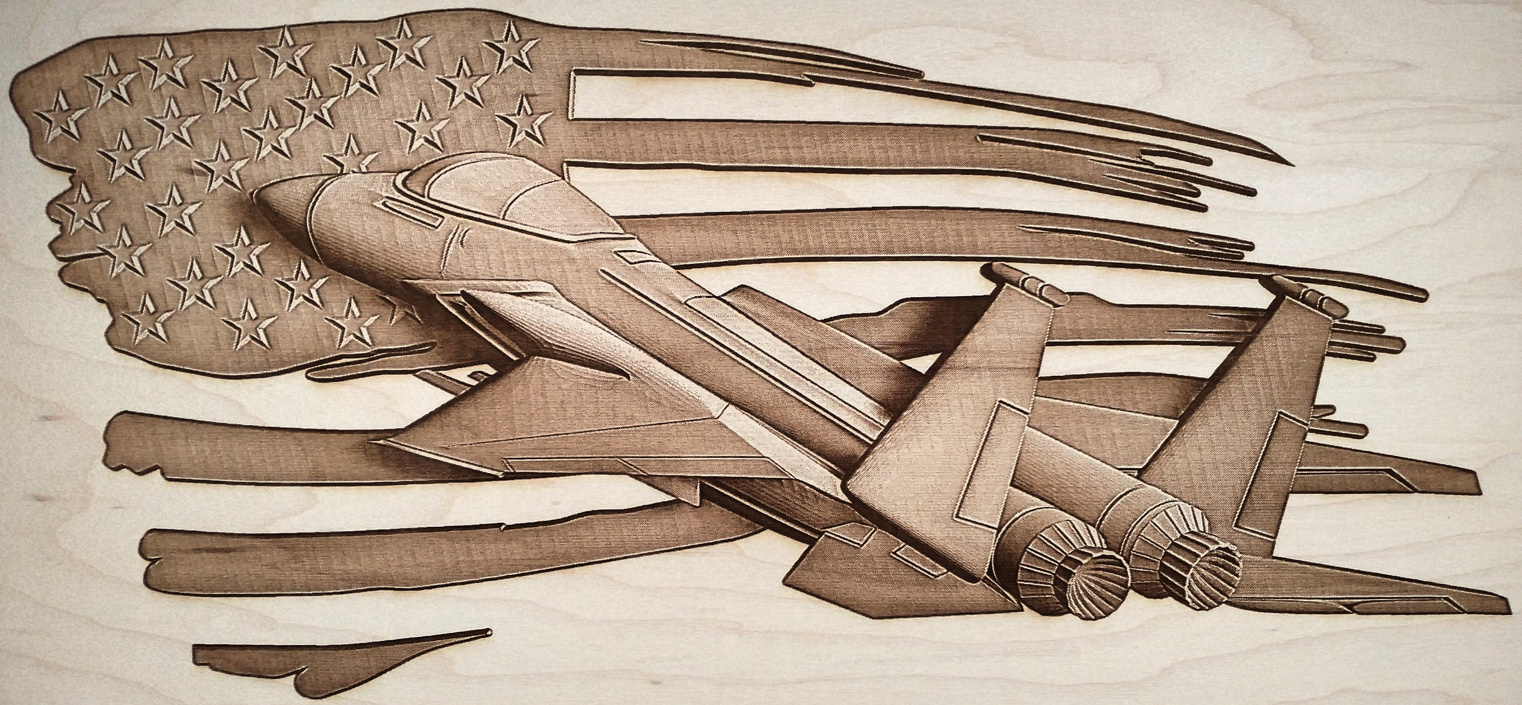 Digital Design File Military Jet Glowforge Laser Ready | Etsy