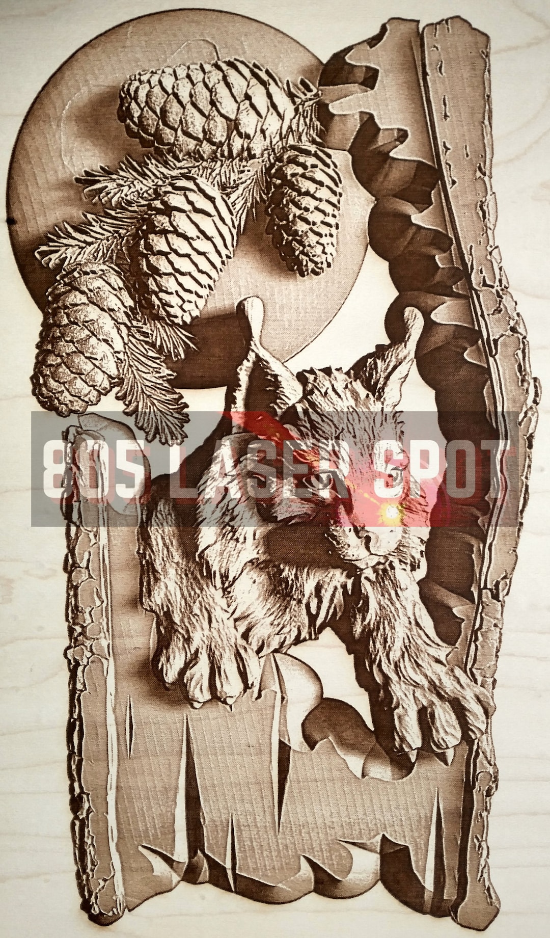 Digital Design File - Bobcat - Glowforge - Laser Ready - Engrave - SVG ...