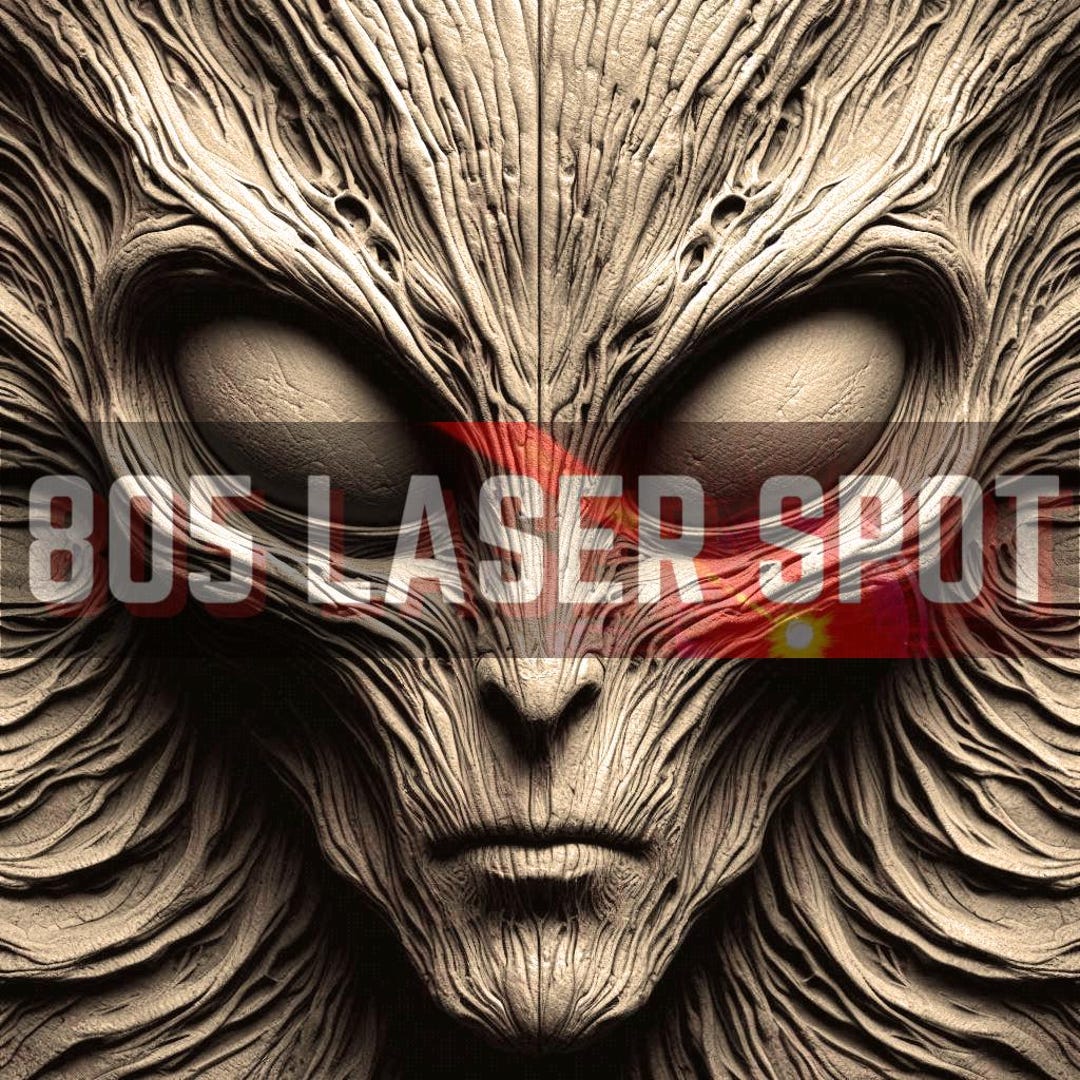 Digital Design File - Alien 7 - Glowforge - Laser Ready - Engrave - SVG ...