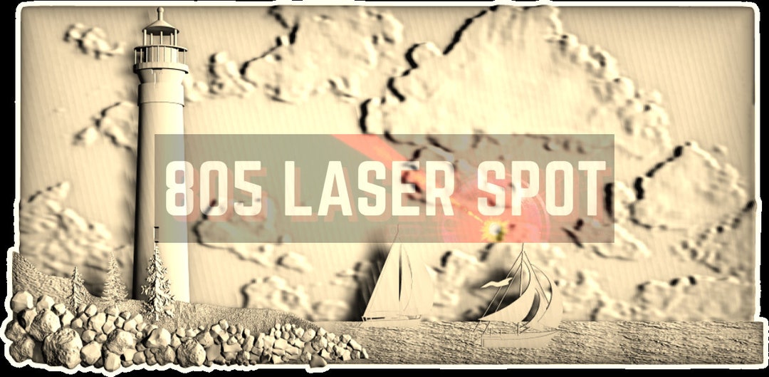 Digital Design File - Lighthouse 3 - Glowforge - Laser Ready - Engrave ...