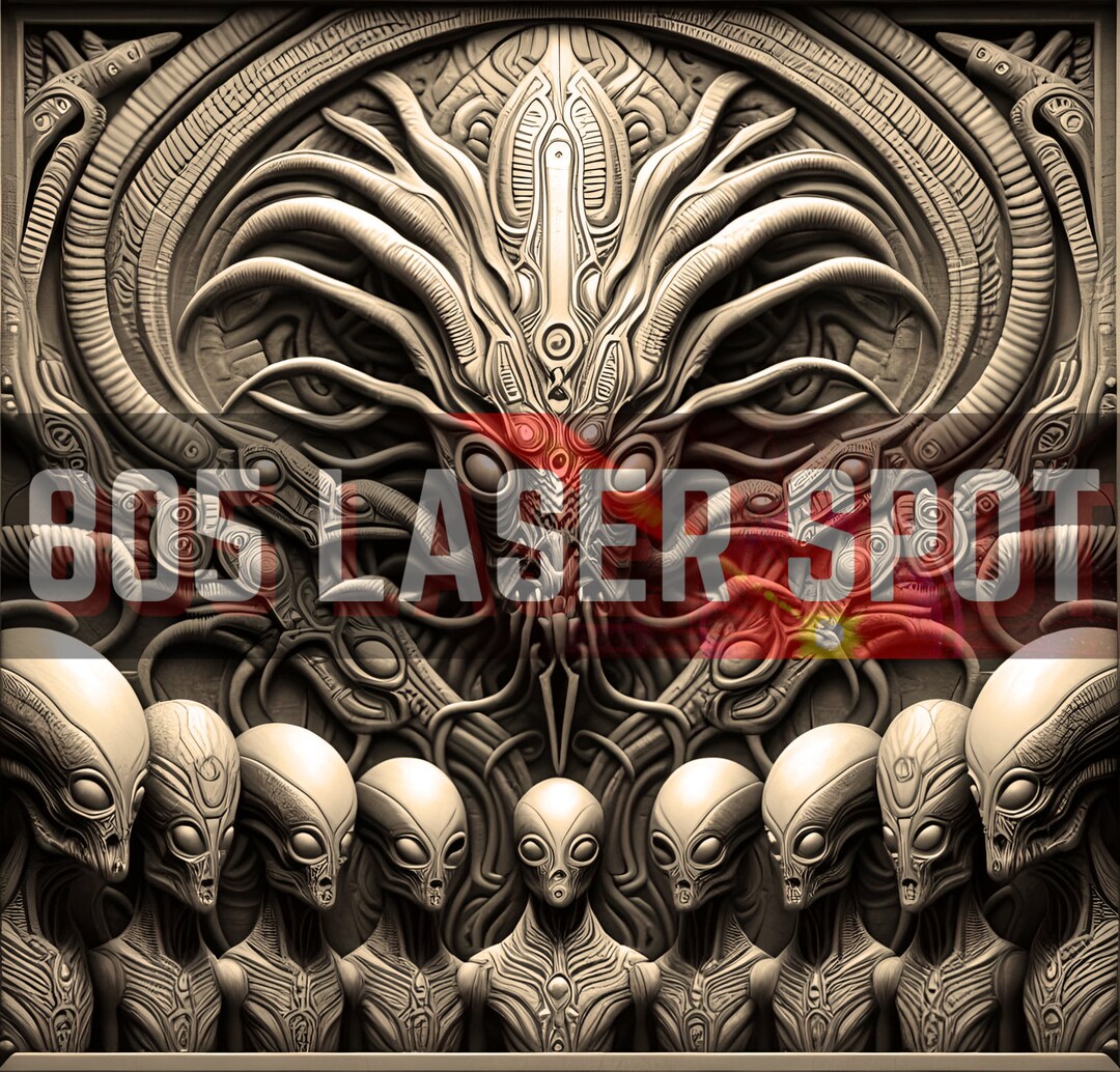 Digital Design File - Aliens 2 - Glowforge - Laser Ready - Engrave ...