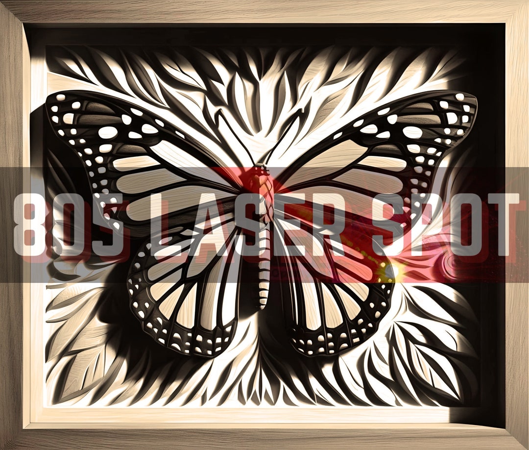 Digital Design File - Butterfly 11 - Glowforge - Laser Ready - Engrave ...