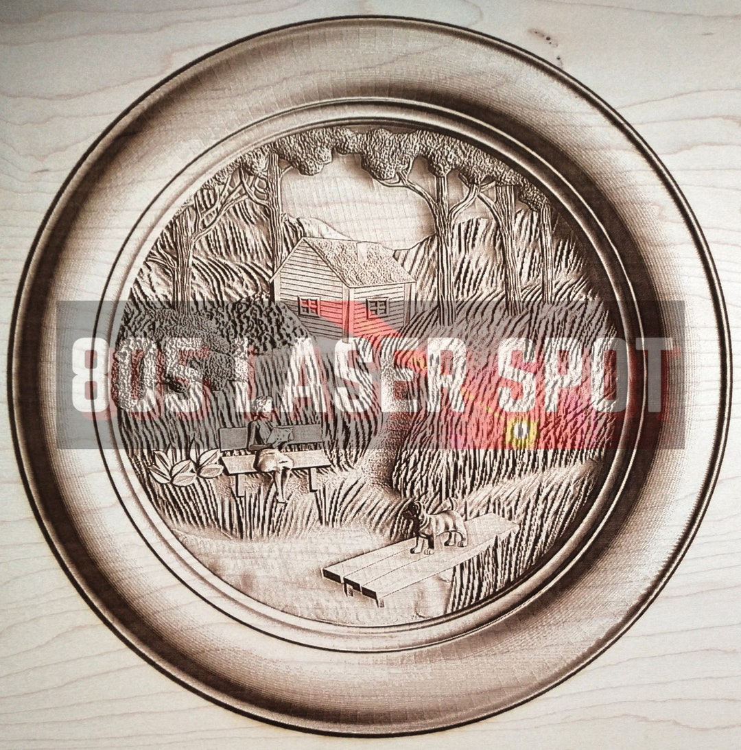 Digital Design File - Lake House Plaque - Glowforge - Laser Ready ...