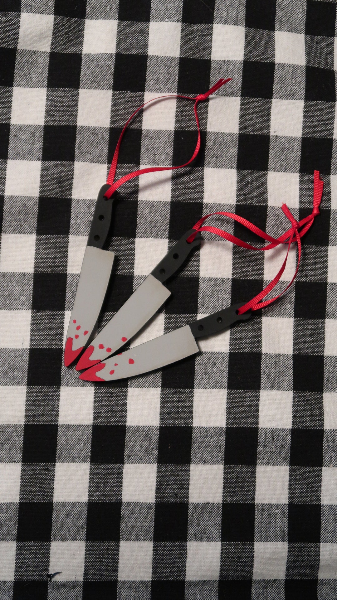 Slasher Knife Horror Ornaments set of 3 - Etsy