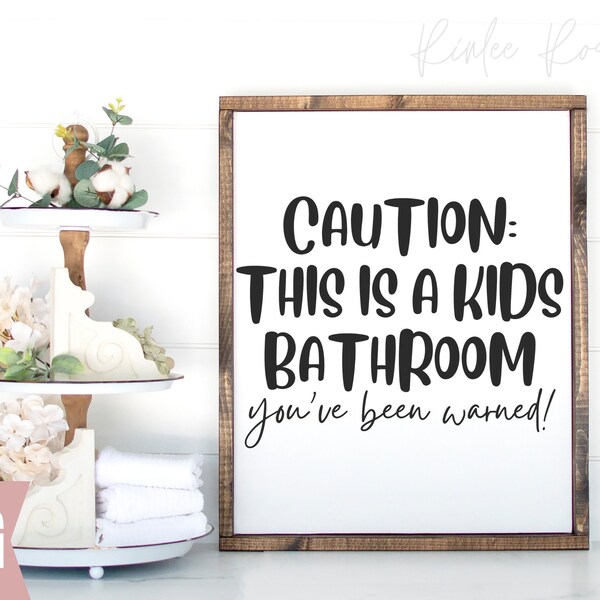 Kids Bathroom Signs - Etsy