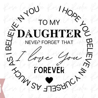 Daughter Princess Svg Digital Download Clipart, Mother Daughter Quote ...
