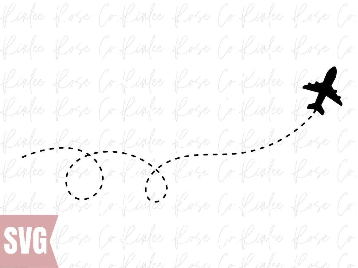 Flying Airplane Svg Travel Svg Love Travel Svg Vacation - Etsy