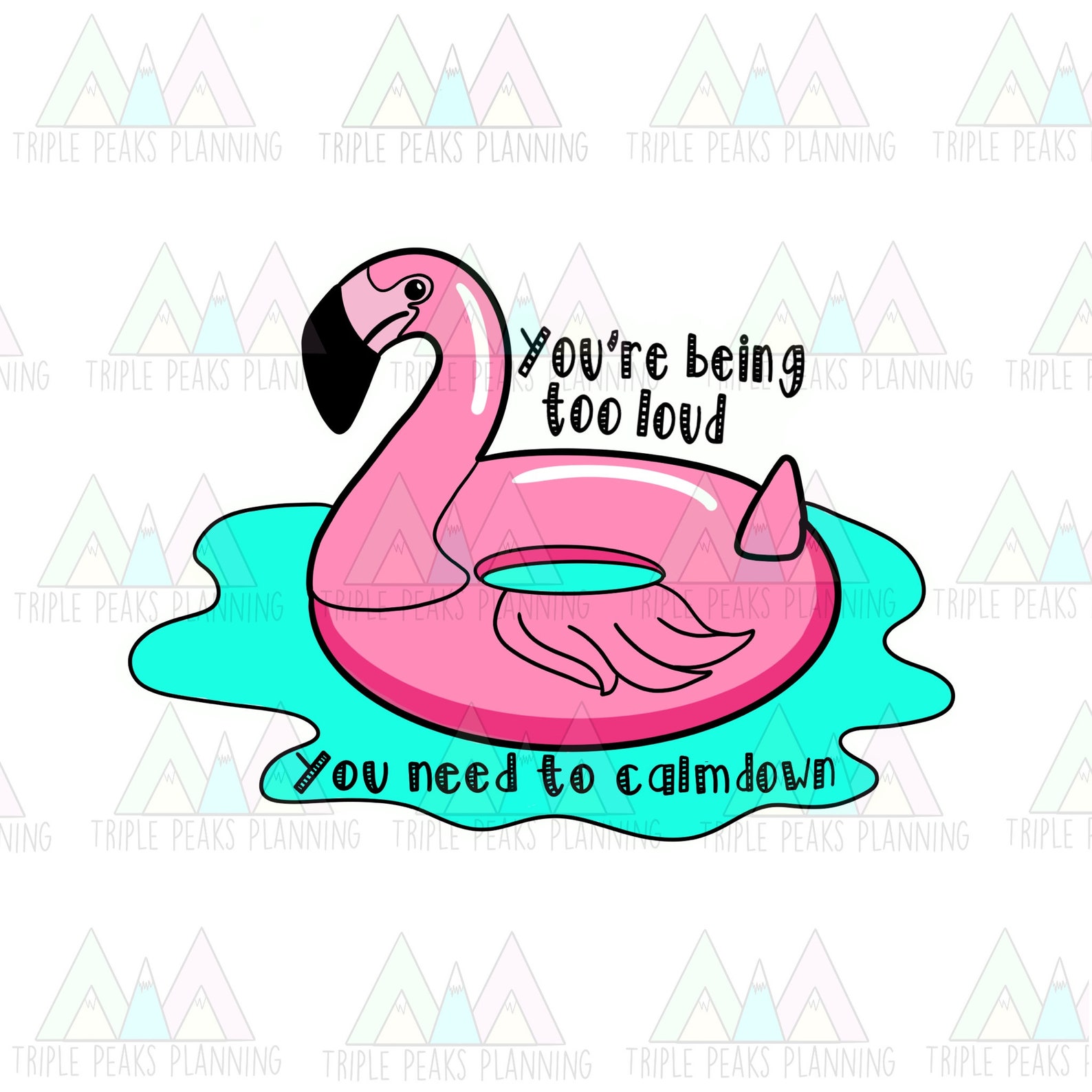 You're Being Too Loud You Need to Calm Down Die Cut, Instant Download ...