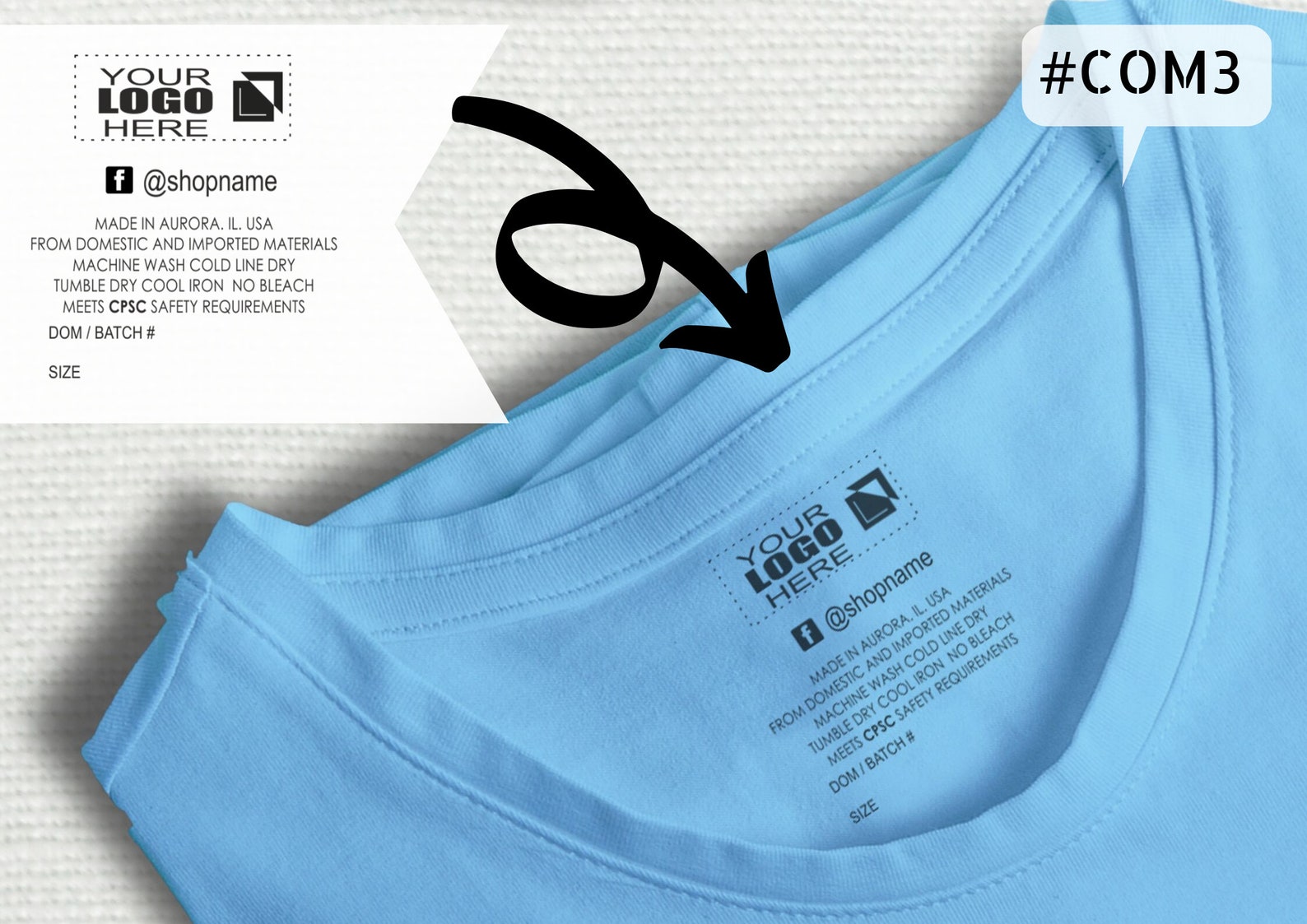 Clothing Marker, Fabric Stamps, Custom Logo Stamps, Business Logo Stamp ...