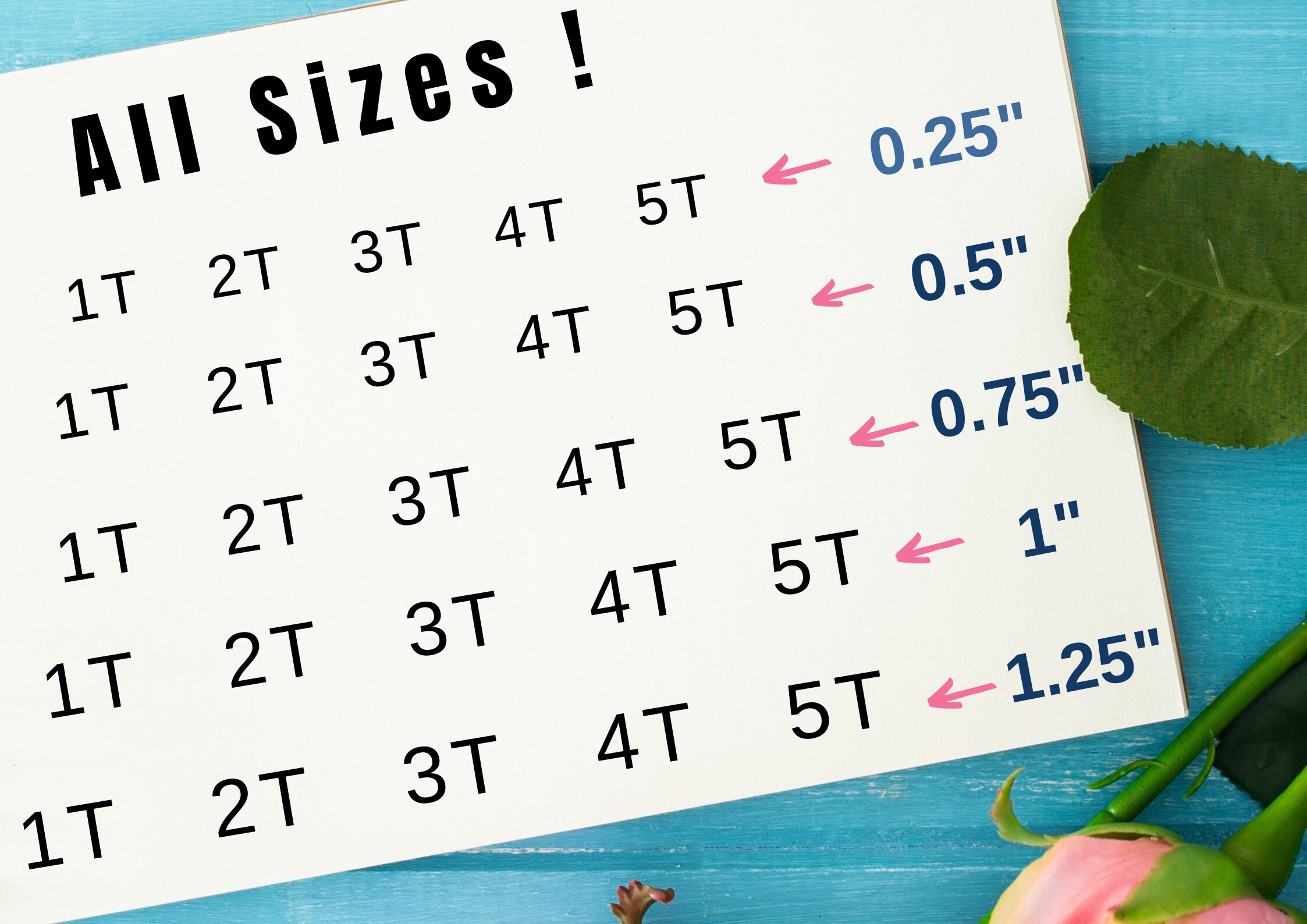 KIDS CLOTHING SIZE Stamp Bundle, Clothes Labeling Size Stamp, Rubber ...