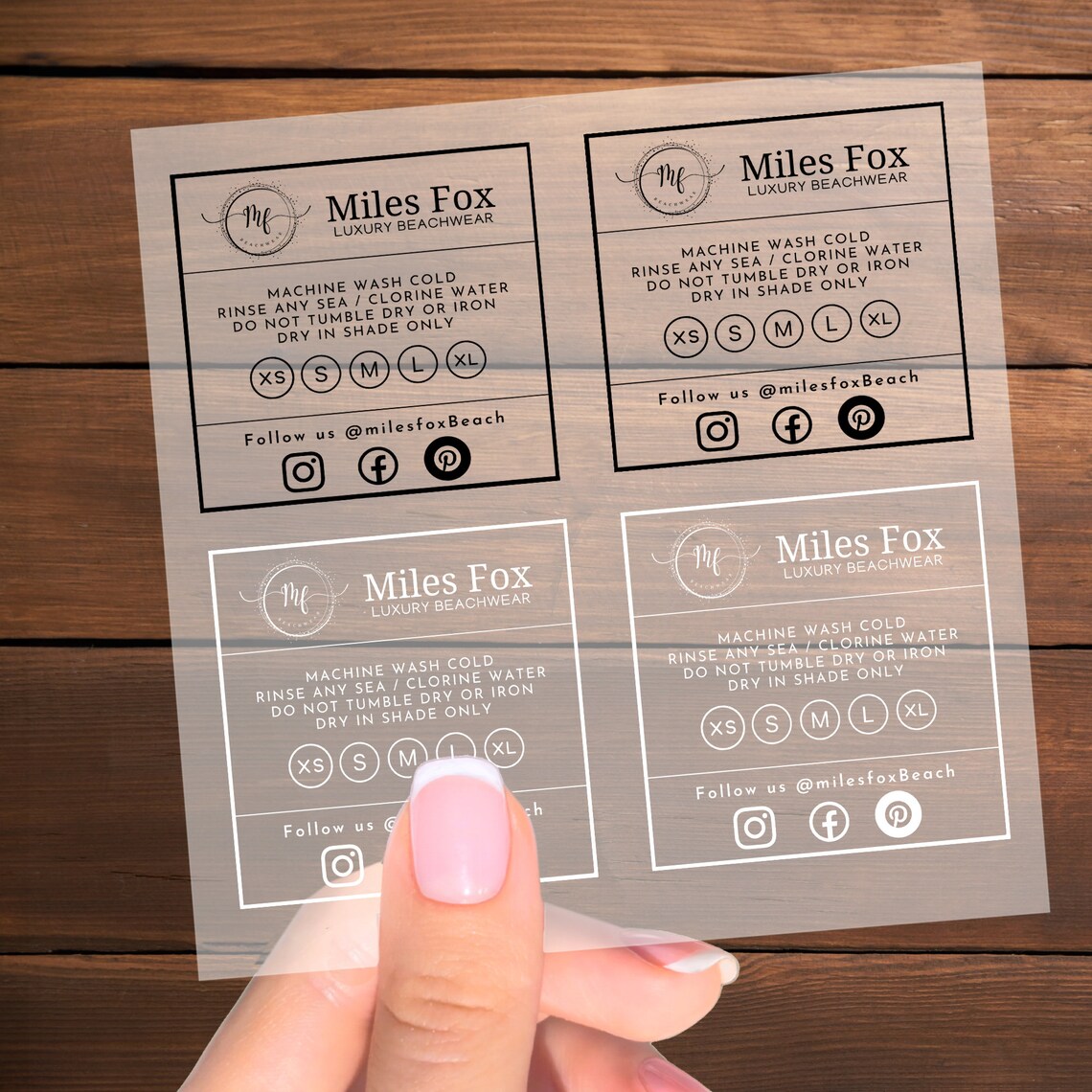 50 Pcs IRON ON LABELS for Clothing Custom Shirt Labels - Etsy