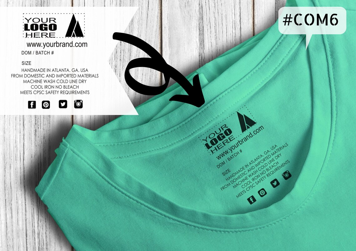 Clothing Marker Fabric Stamps Custom Logo Stamps Business | Etsy