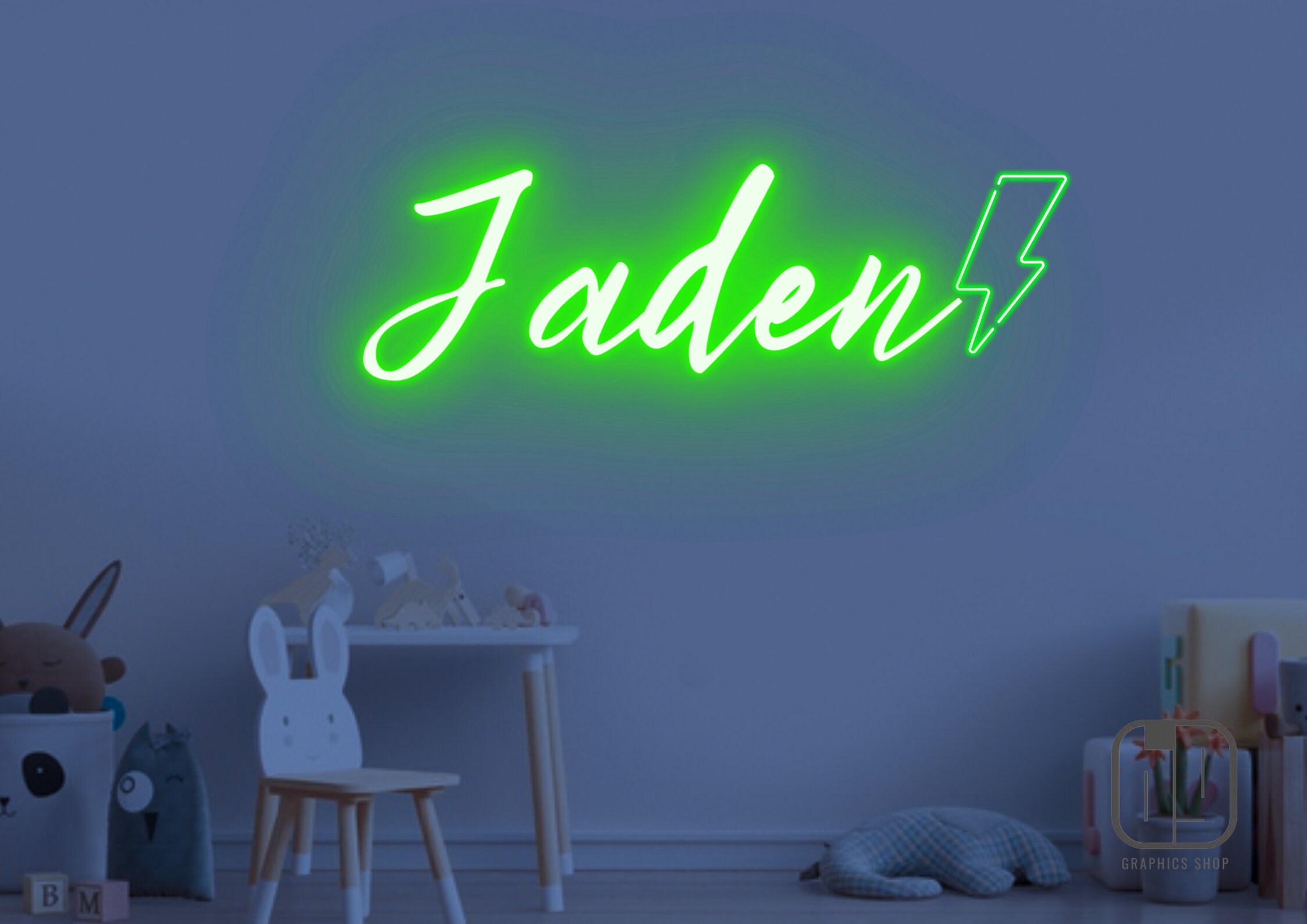 NEON SIGN for NURSERY Neon Signs for Kids Rooms Bedroom Neon Signs ...