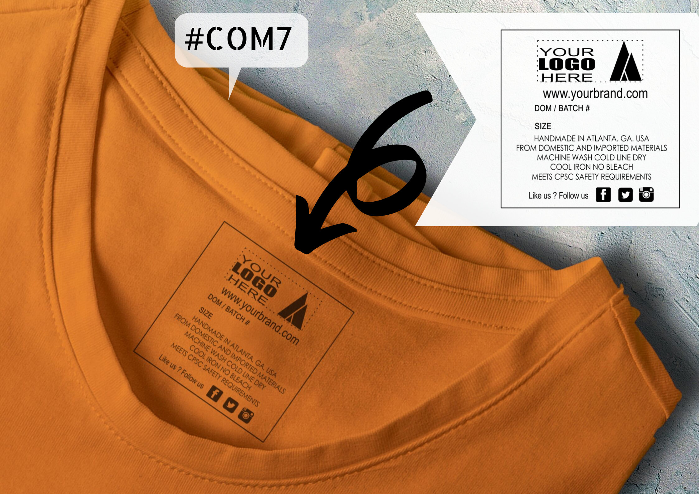 Clothing Marker, Fabric Stamps, Custom Logo Stamps, Business Logo Stamp ...