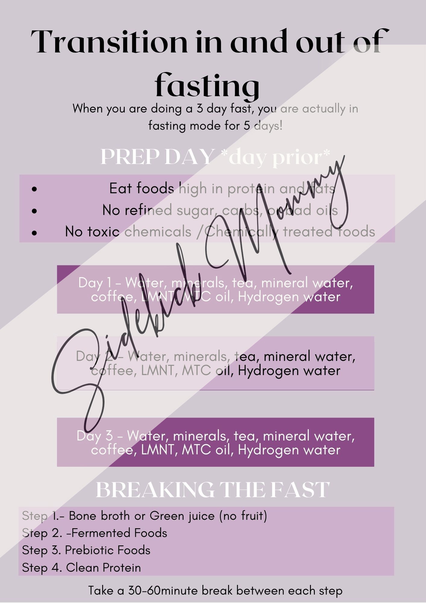 72 Hour FASTING TRACKER - Conquering the Emotional Side of Fasting ...