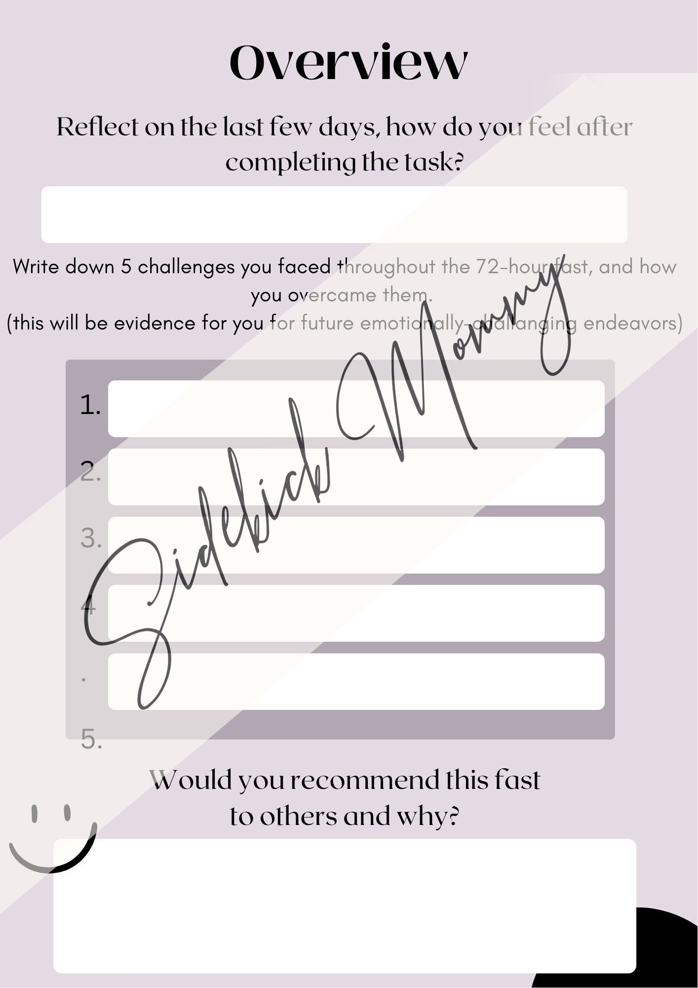 72 Hour FASTING TRACKER Conquering the Emotional Side of Fasting ...