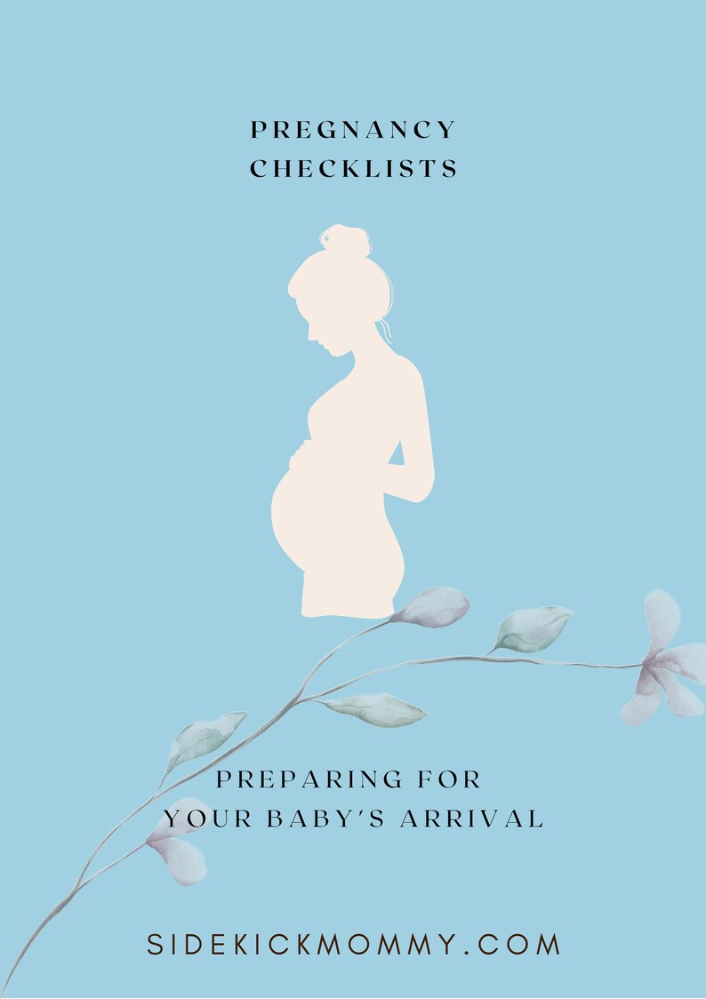 Pregnancy Checklists Bundle Printable, Pregnancy to Do Lists PDF ...