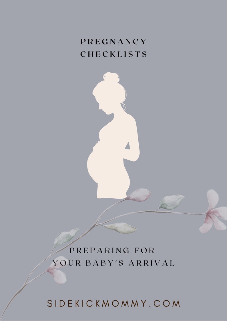 Pregnancy Checklists Bundle Printable, Pregnancy to Do Lists PDF ...