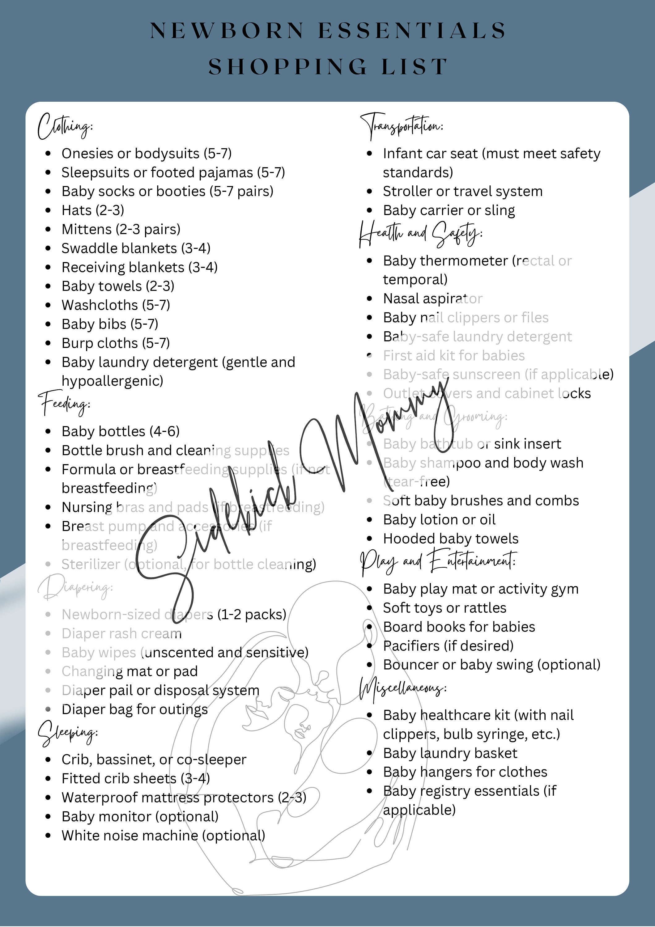 Pregnancy Checklists Bundle Printable, Pregnancy to Do Lists PDF ...