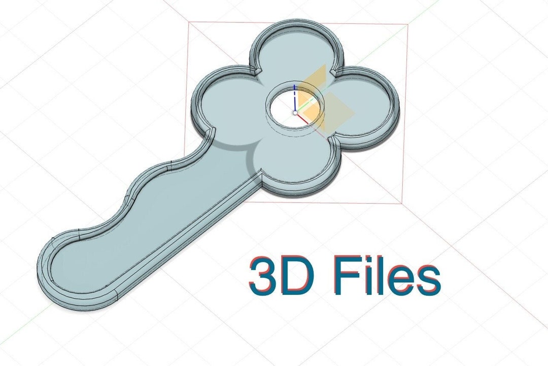 Round 3D Key File Set - Etsy