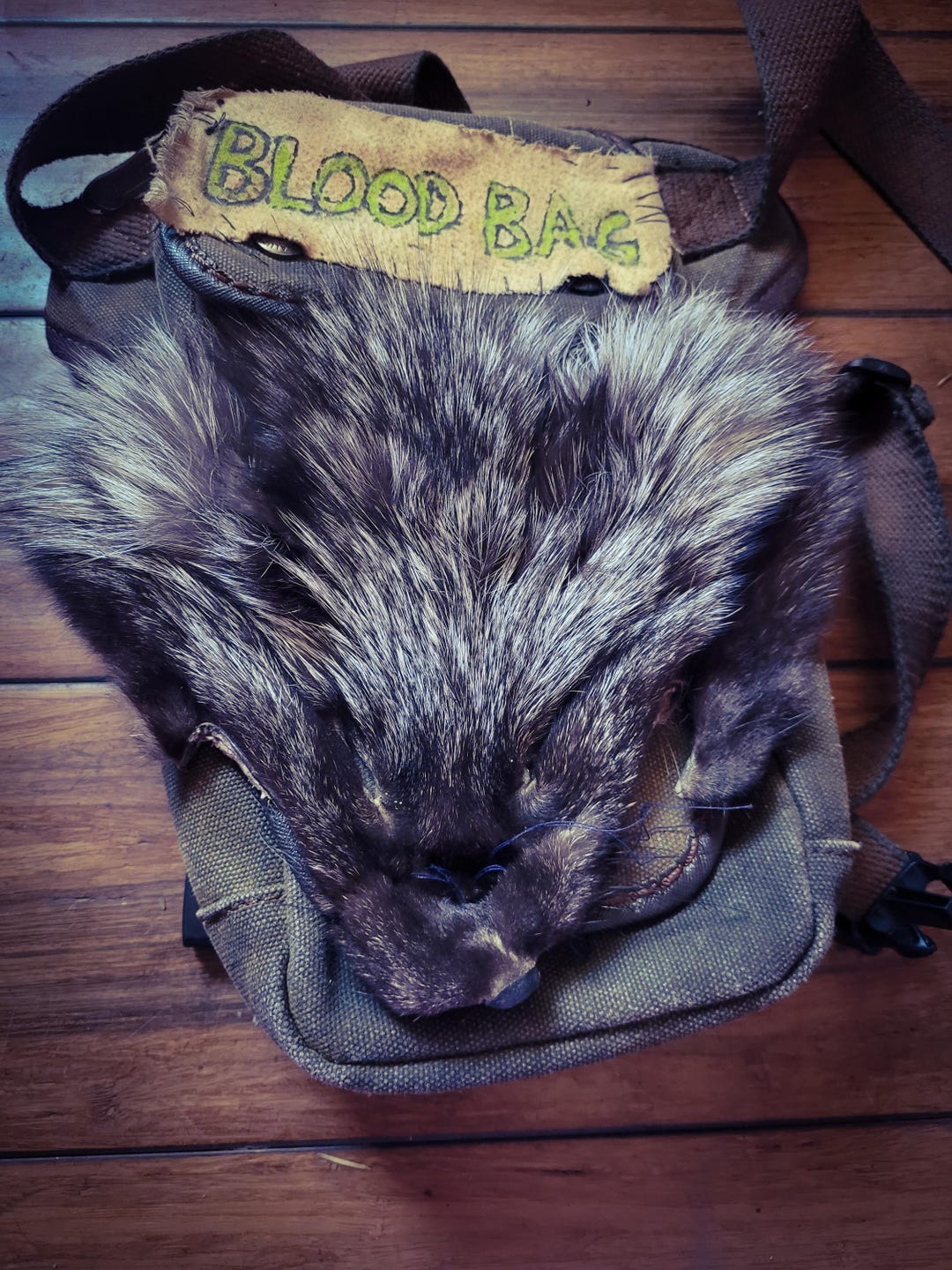 Black Fox Face Bag- Post Apocalypic-wasteland- Fairy- Mad Max - Etsy